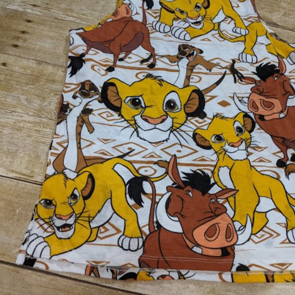 Disney | Tops | Lion King Tank Top Juniors Simone Pumba Simba | Poshmark